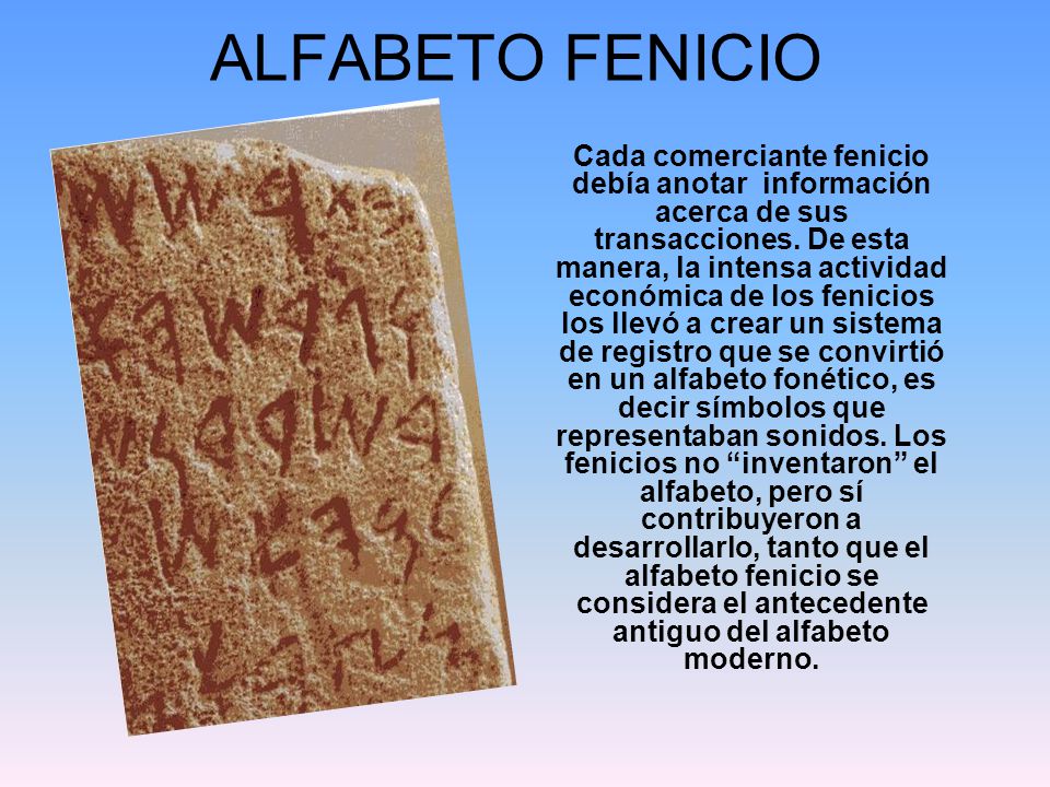 ALFABETO+FENICIO – La Voz del Árabe